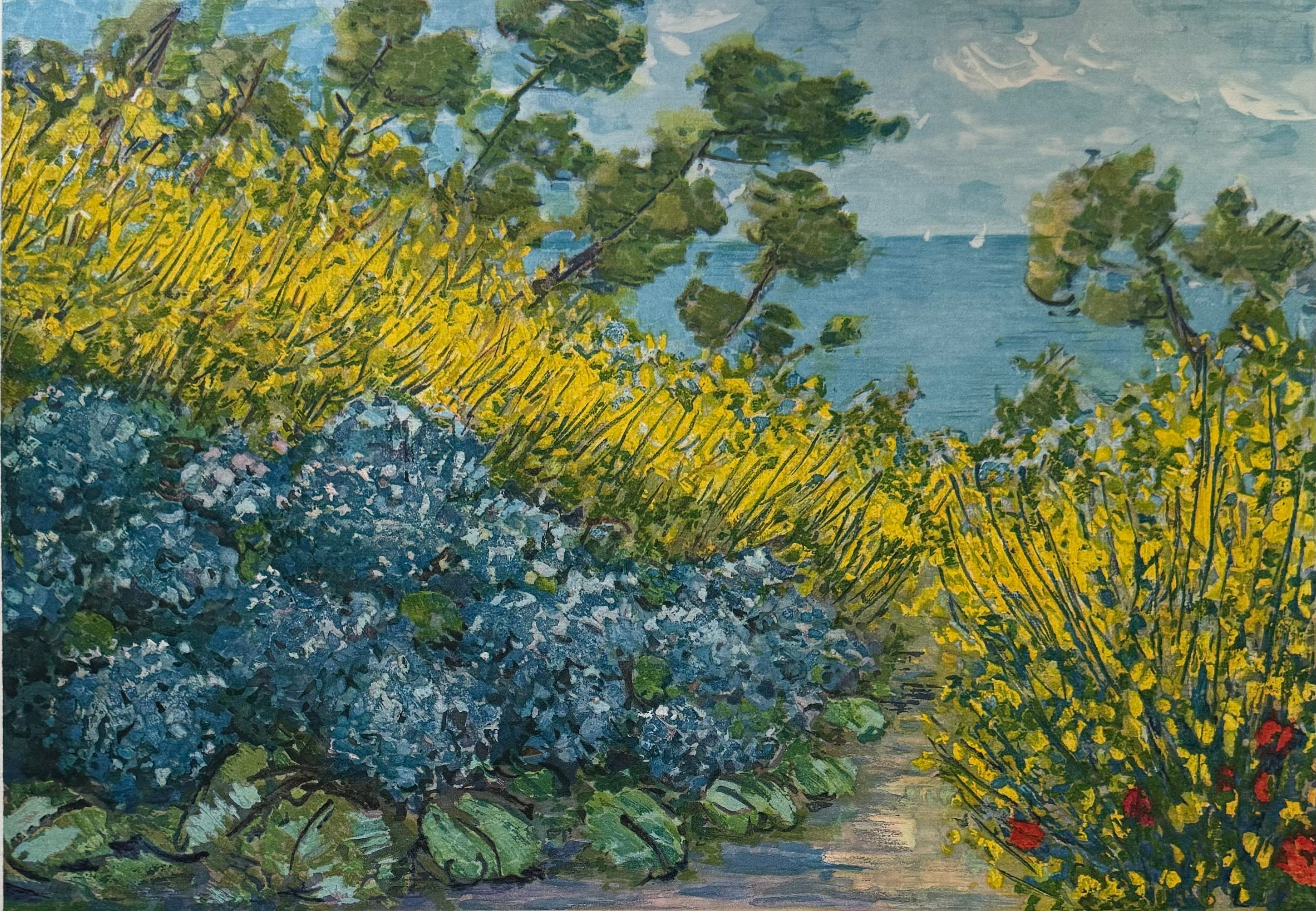 Ortensie tra le ginestre | Michele Cascella – Arte Focus™