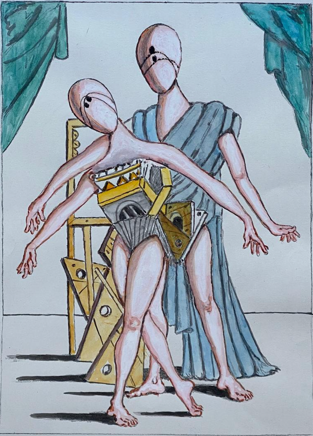 I danzatori | Giorgio De Chirico – Arte Focus™