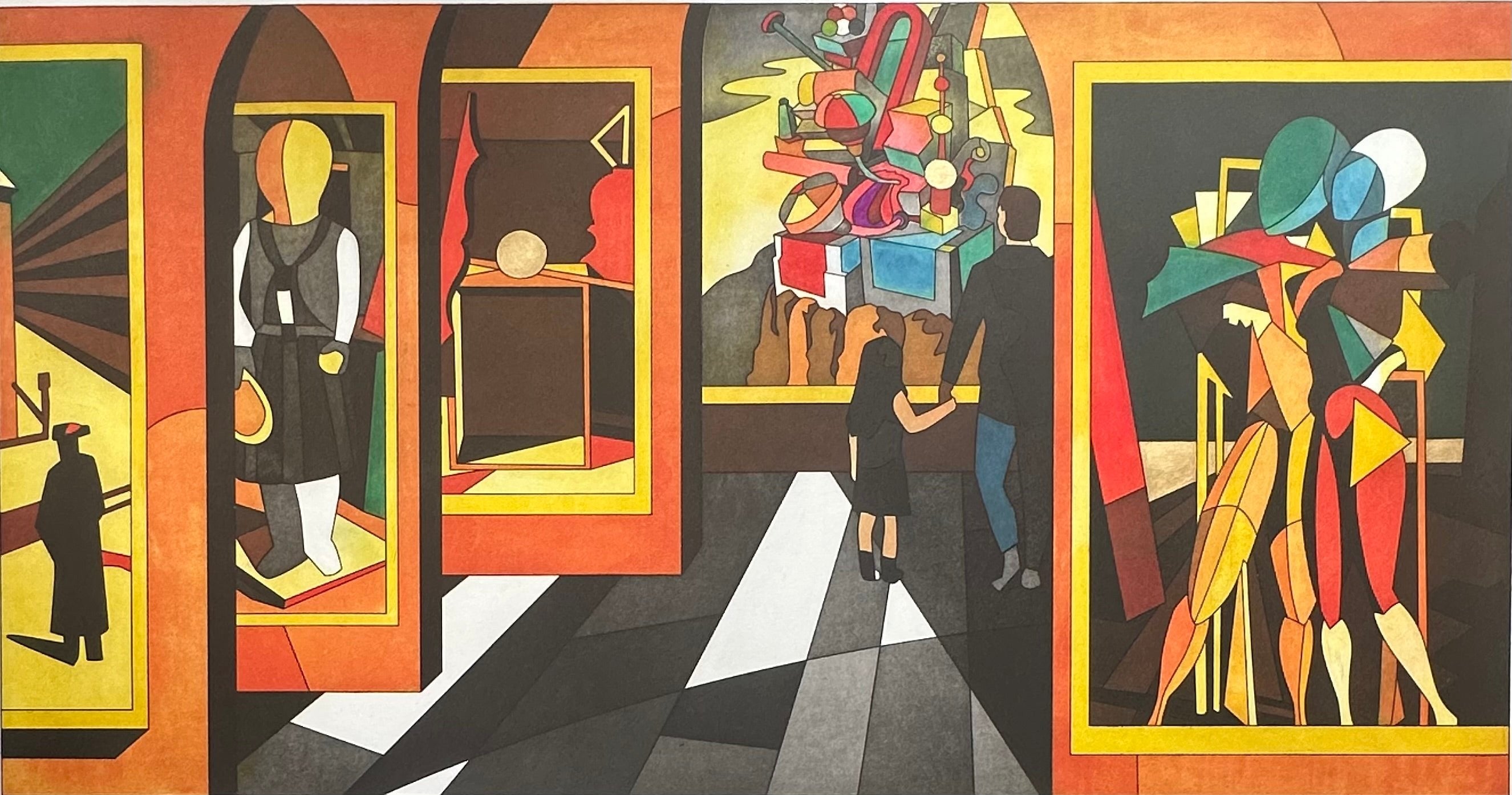 Spazio Metafisico | Ugo Nespolo – Arte Focus™